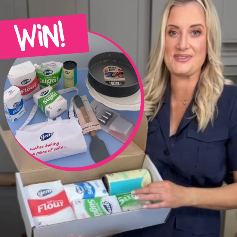 WIN CAKE MAKING KIT WITH SARAH BUTLER - CLOSED - Gem Bakes